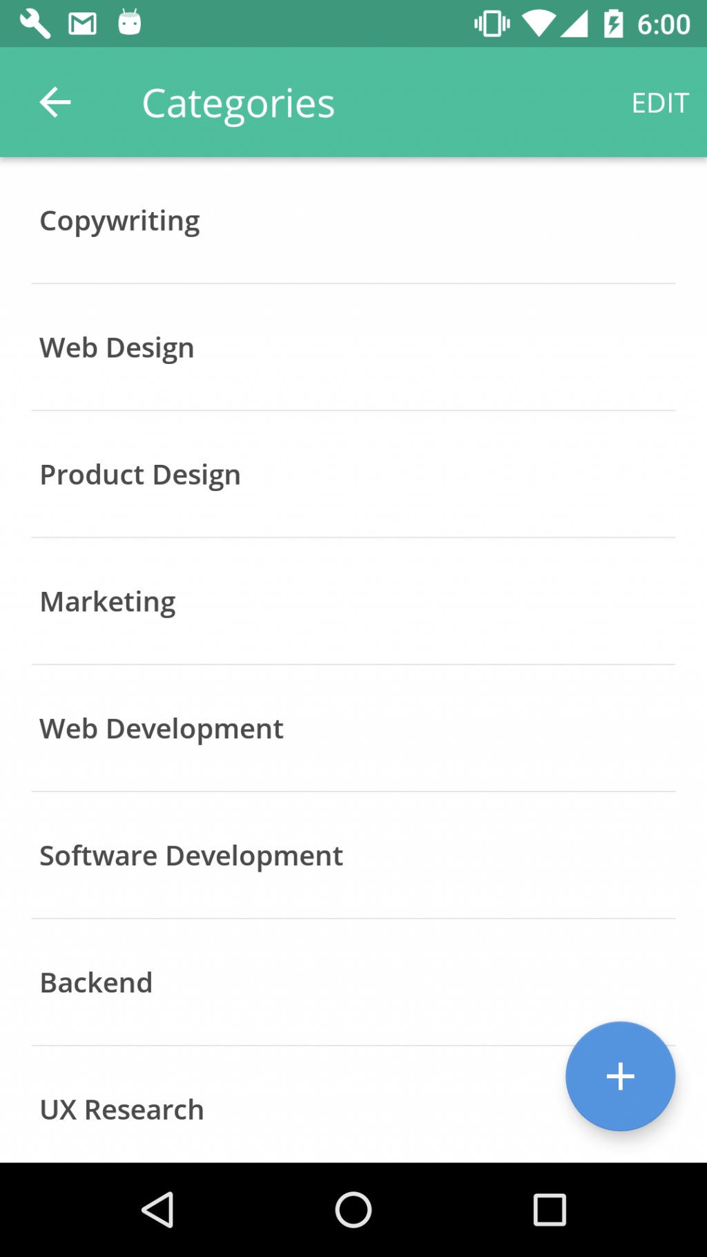 Add/edit projects on Backlog for Android | Nulab