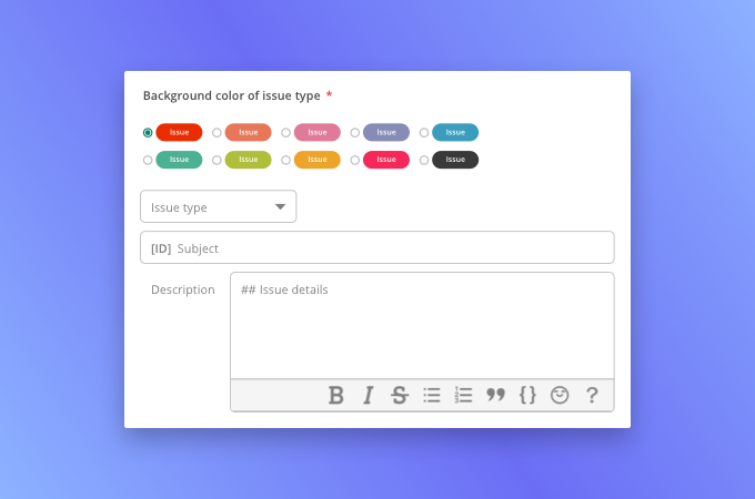 You can now create issue templates for Backlog | Nulab