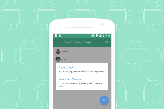 Now invite new members to your space on Backlog for Android | Nulab