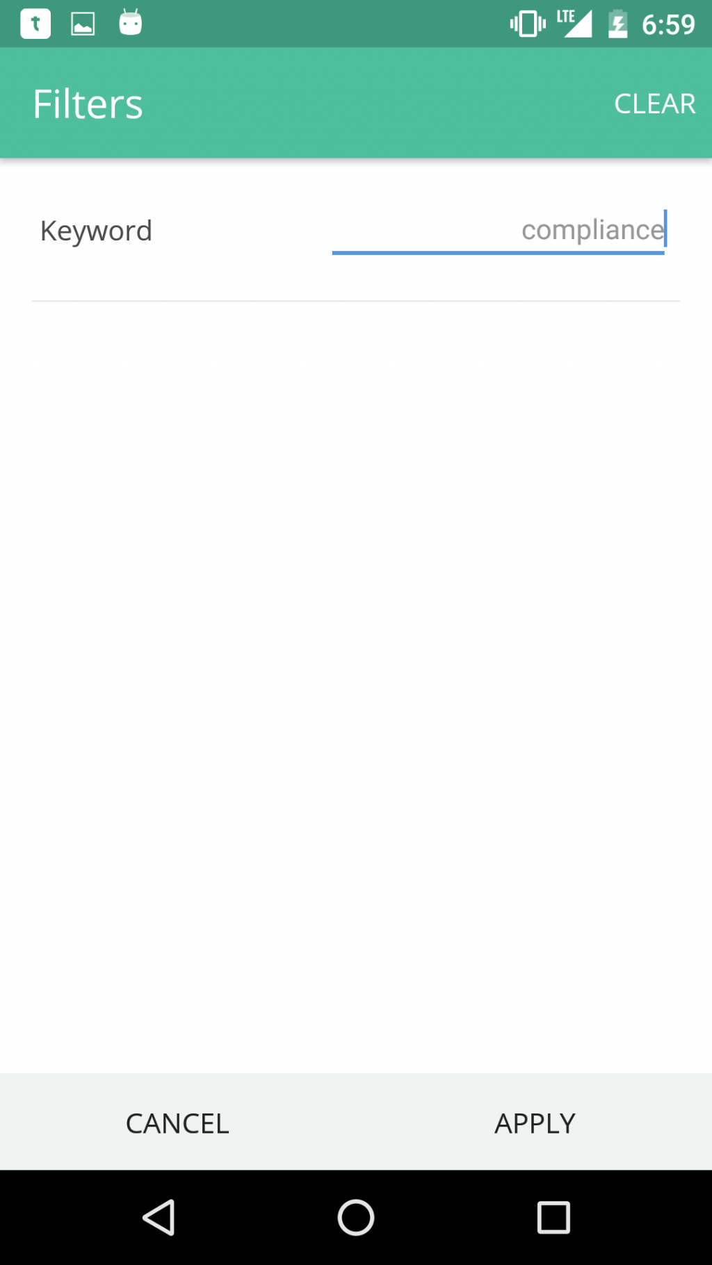Filter wikis by keyword on Backlog for Android | Nulab