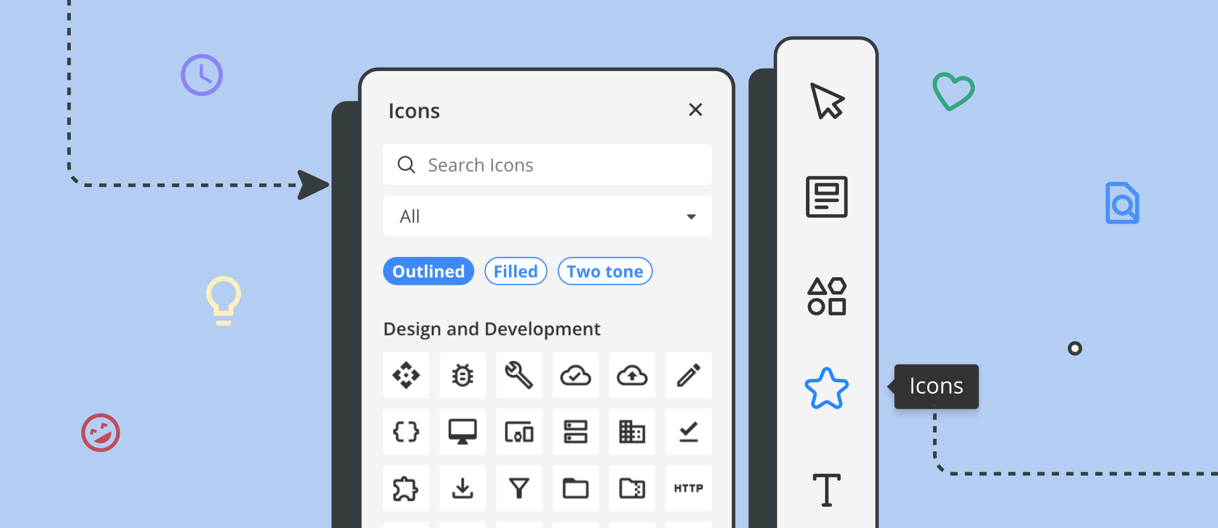 Use the right icons for web design with Cacoo’s new icon finder | Nulab