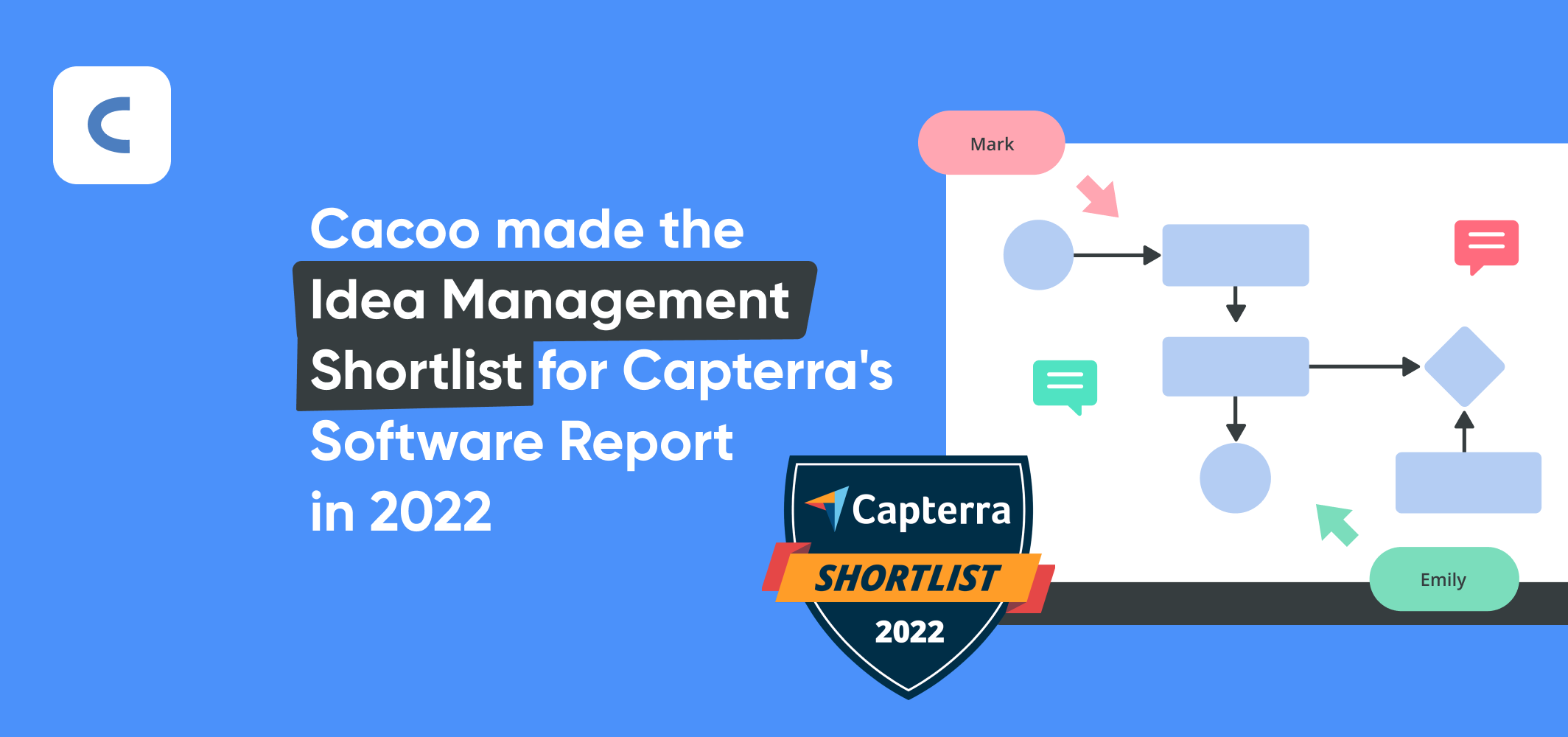 Cacoo championed as an emerging favorite product by Capterra | Nulab